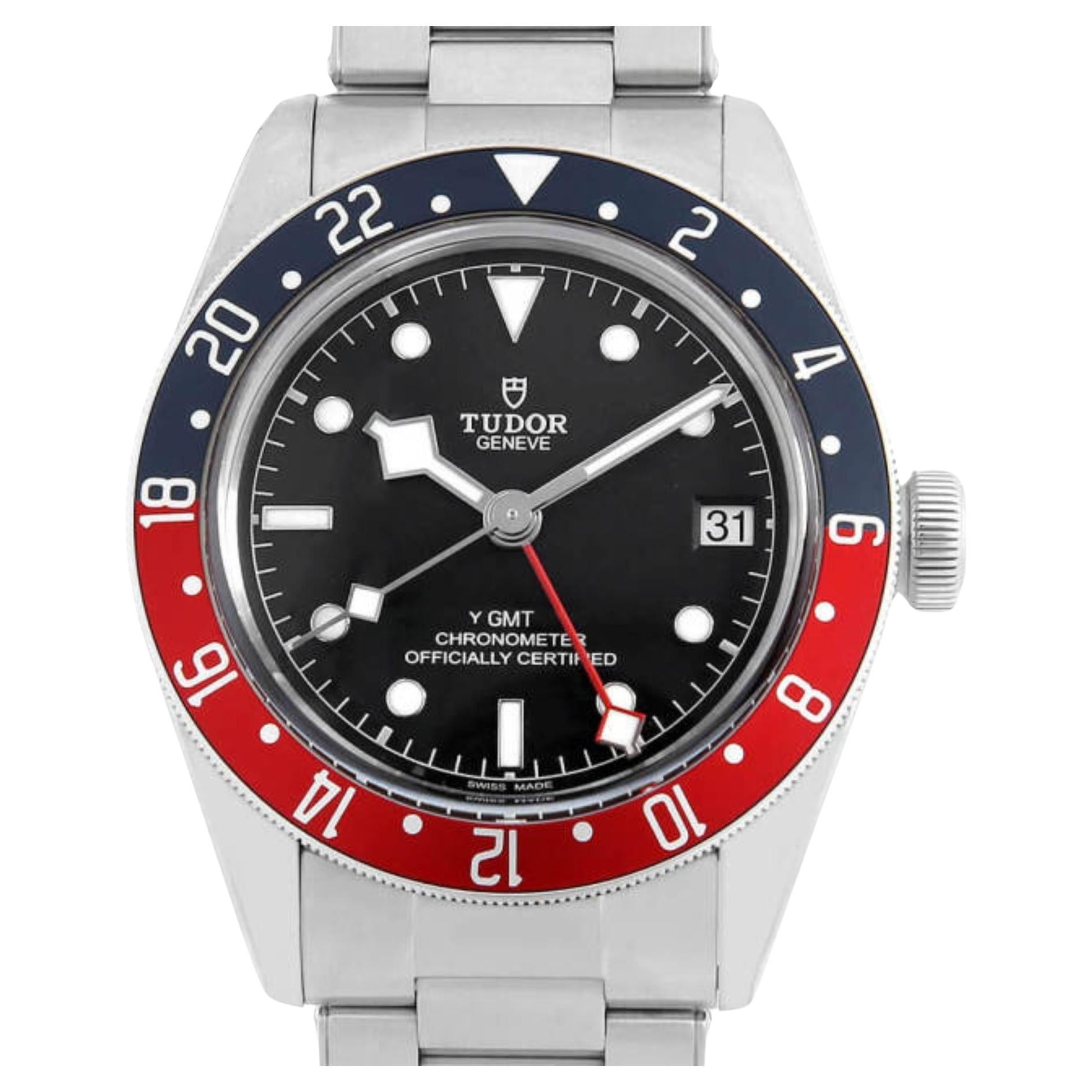 Tudor Heritage Black Bay GMT 79830RB Men's Watch - Pre-Owned Excellent ...