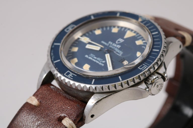 Tudor Ladies Stainless Steel Mini Sub Snowflake Prince Blue Automatic ...