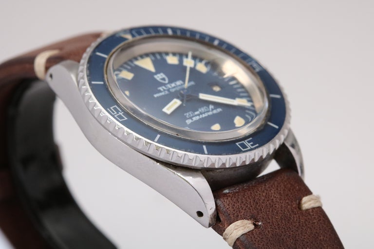 Tudor Ladies Stainless Steel Mini Sub Snowflake Prince Blue Automatic ...