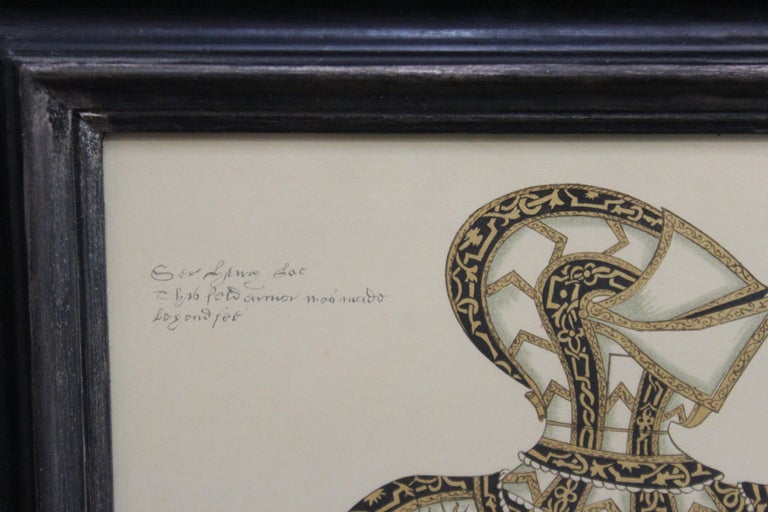 Tudor Military Suit of Armor Framed Print at 1stDibs