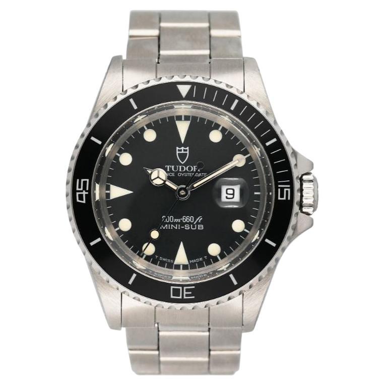 Tudor Mini-Sub 73090 Edelstahl-Uhrkasten-Briefen im Angebot bei 1stDibs