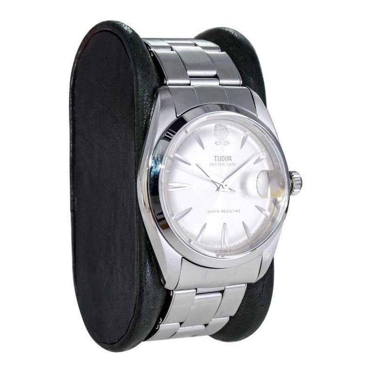 Tudor Oyster Date with Tudor Rose Logo in Nearly New Condition 1970''s ...