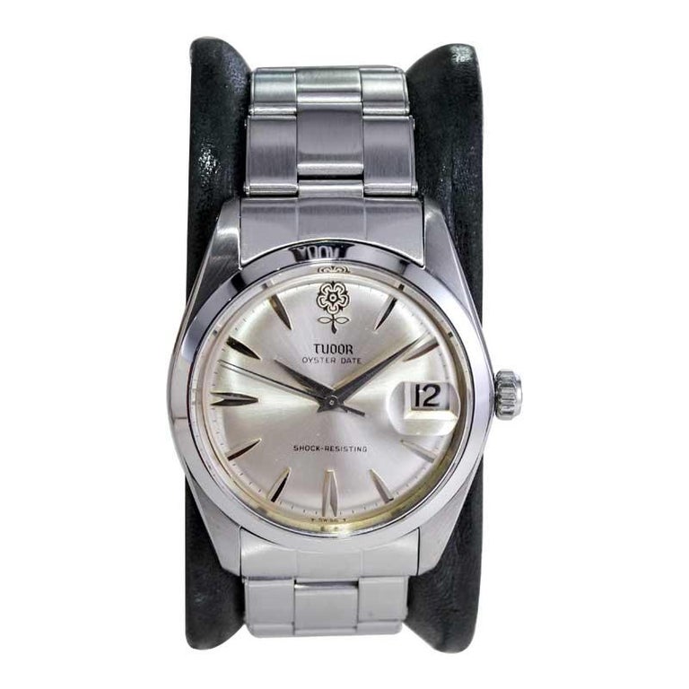 Tudor Oyster Date with Tudor Rose Logo in Nearly New Condition 1970''s ...
