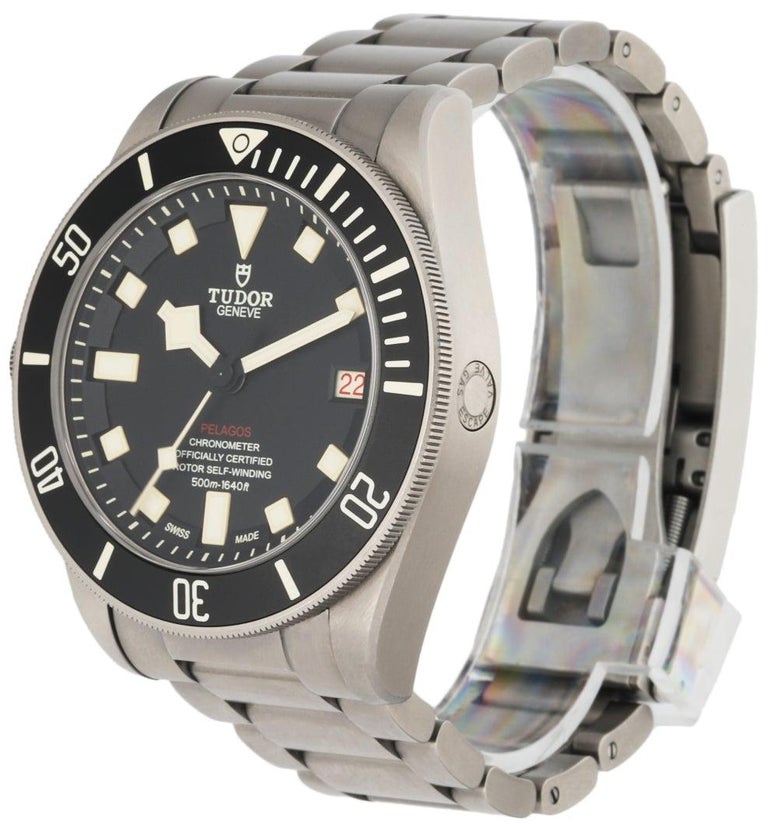 Tudor Pelagos 25600TN Titanium Men's Watch Full Set at 1stDibs | tudor ...