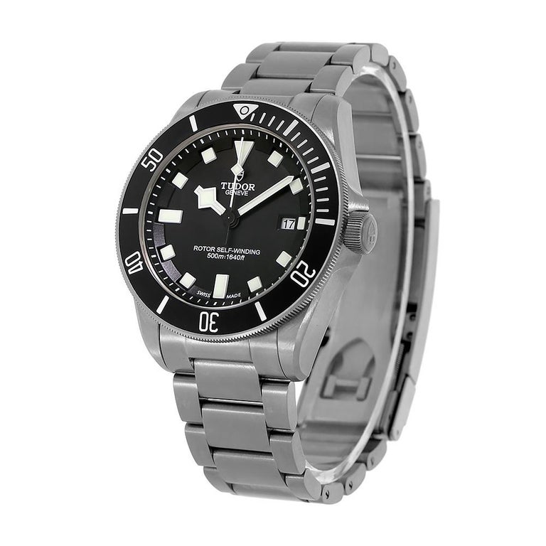 Tudor Pelagos Titanium Black Dial Diver Watch 25500TN at 1stDibs ...
