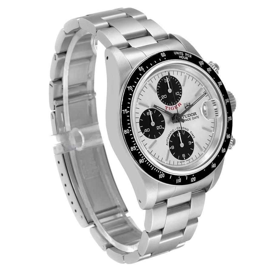 Tudor Prince Chronograph Silver Dial Steel Mens Watch 79260 For Sale at ...