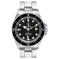 Tudor Ladies Stainless Steel Mini Sub Snowflake Prince Blue Automatic ...