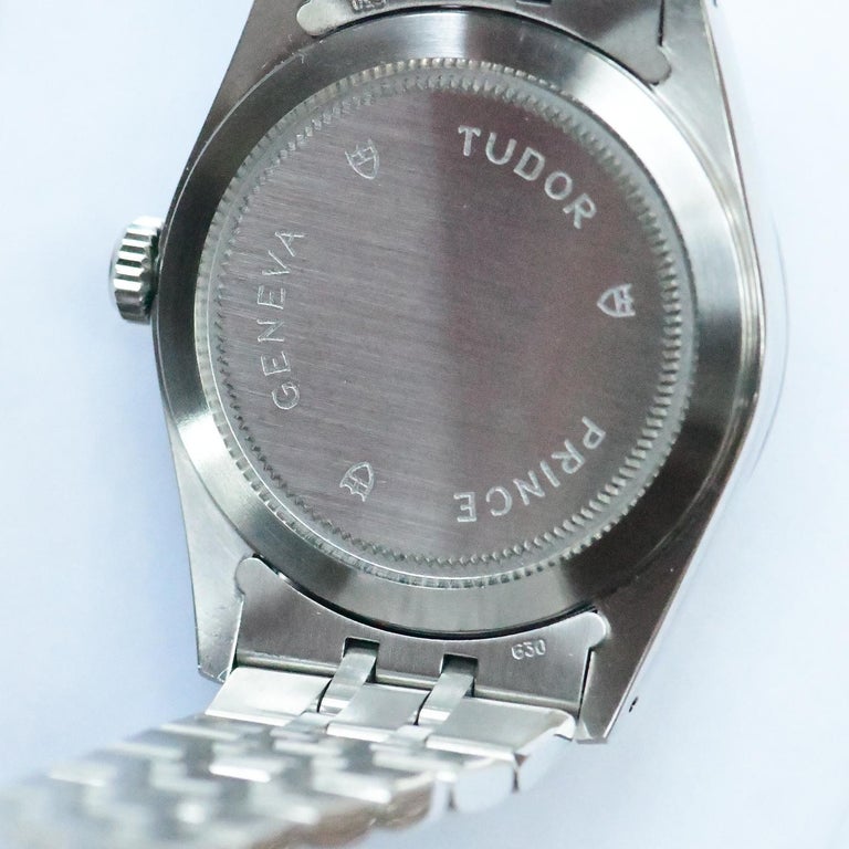 Tudor Prince Day-Date Model 76200 Stainless Black Dial with Papers and ...