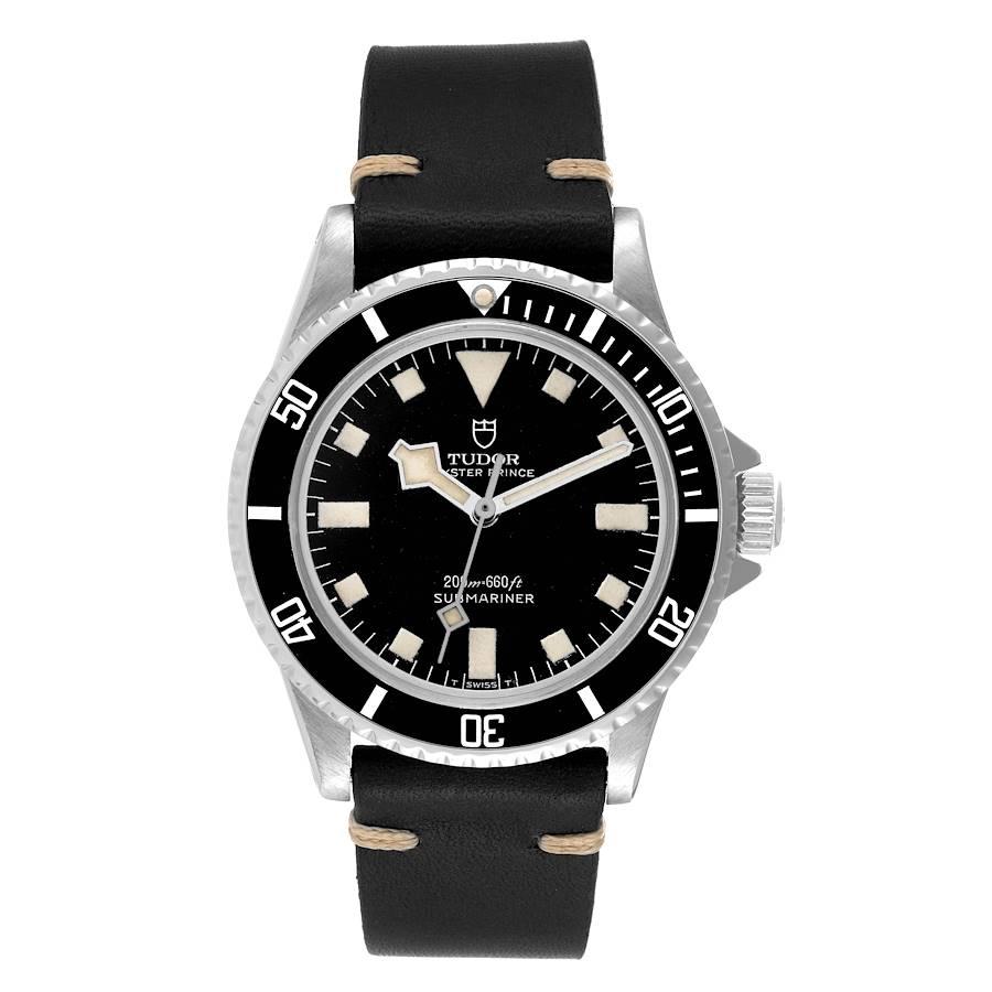 Tudor Submariner Snowflake Black Dial Steel Vintage Mens Watch 7016 For ...
