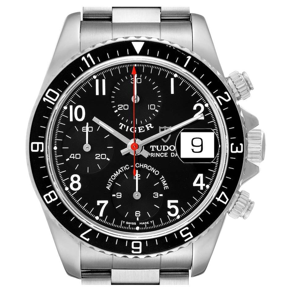 Tudor Prince Day-Date Model 76200 Stainless Black Dial with Papers and ...