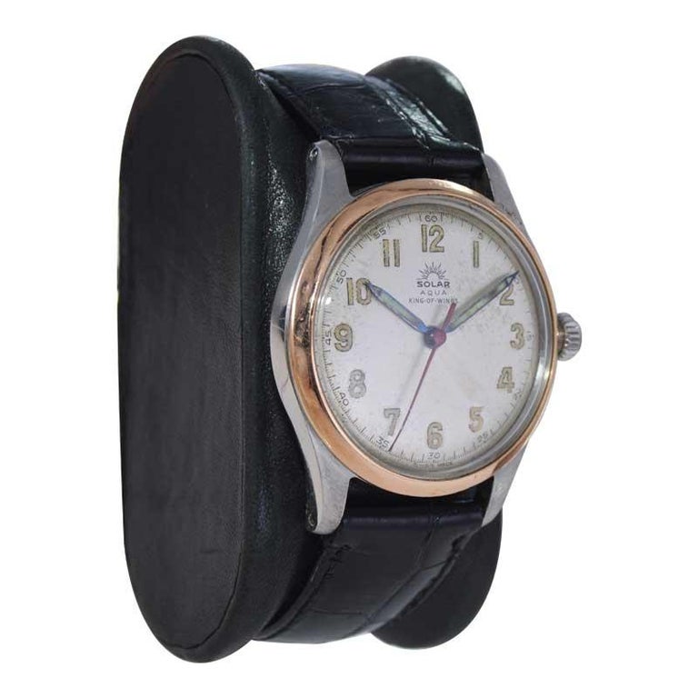 Tudor Two Tone Steel and Rose Gold Bezel All Original from 1949 For ...