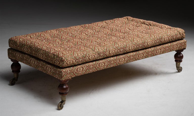 Tufted Ottoman, England circa 1890 For Sale at 1stDibs