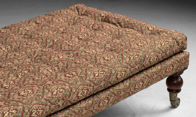 Tufted Ottoman, England circa 1890 For Sale at 1stDibs