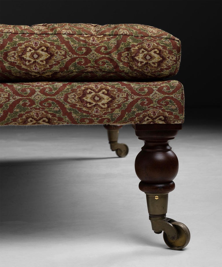 Tufted Ottoman, England circa 1890 For Sale at 1stDibs