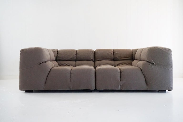 Tufty Time Sofa in Greige Linen by Patricia Urquiola for B&B Italia ...