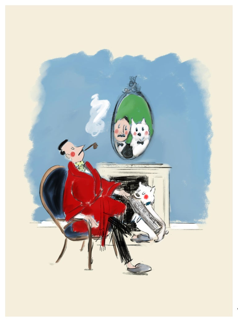 Tug Rice - The Dog Lover at 1stDibs