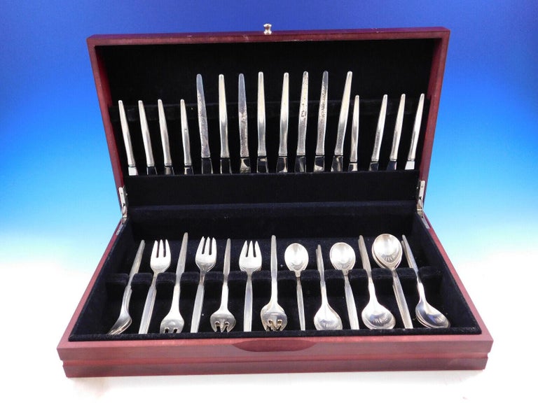 Tulip by a. Michelsen Sterling Silver Flatware Set Service 48 Pieces ...