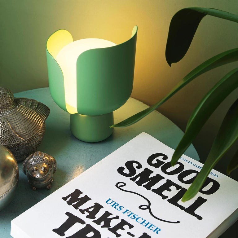 Tulip Green Table Lamp For Sale at 1stDibs