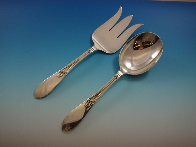 Tulipan by Fr. Smith Sterling Silver Flatware Set Service 194 Pieces ...