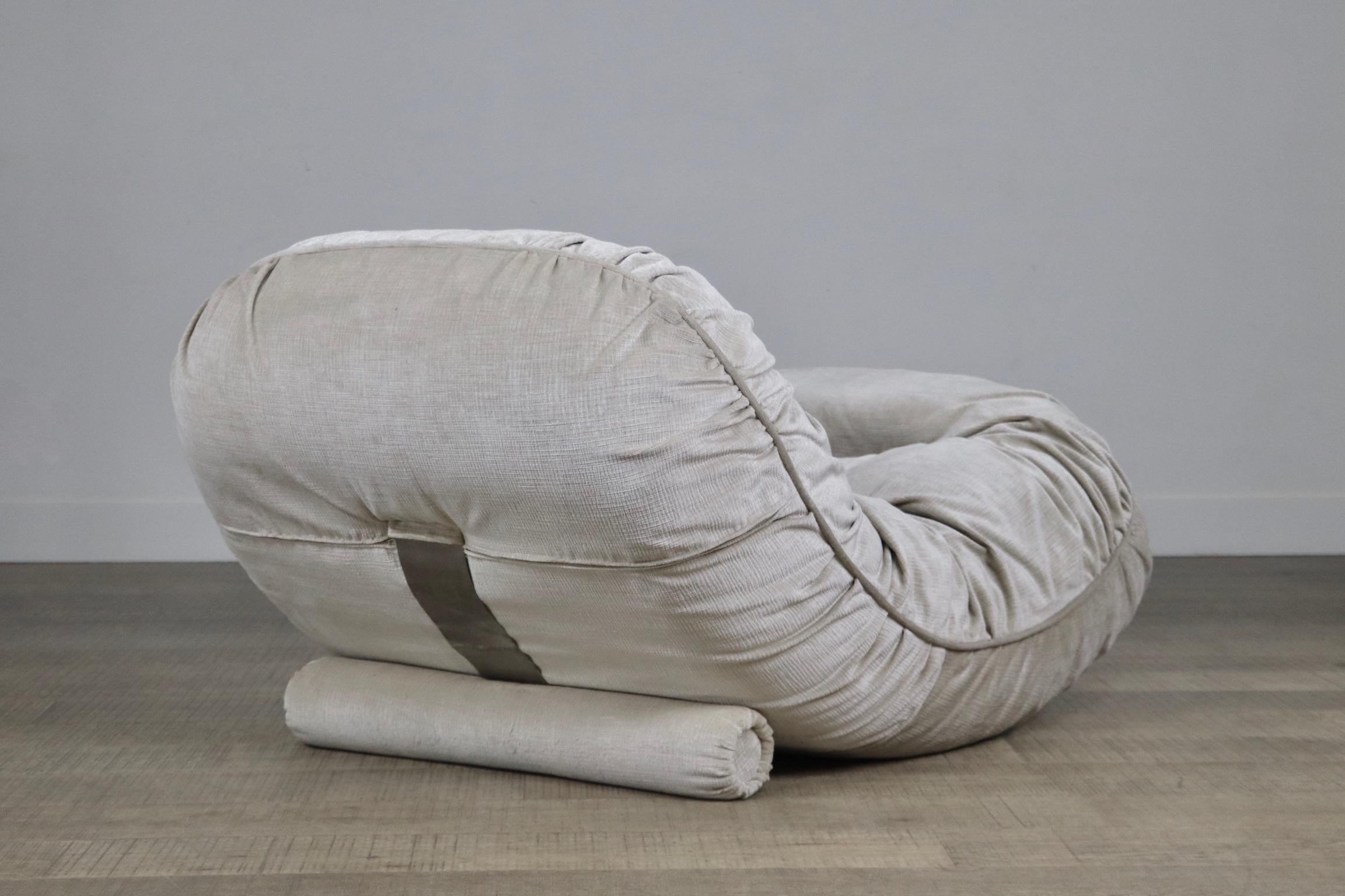 Tumble Lounge Chair by Adriano Piazzesi, Italy, 1970s For Sale at 1stDibs