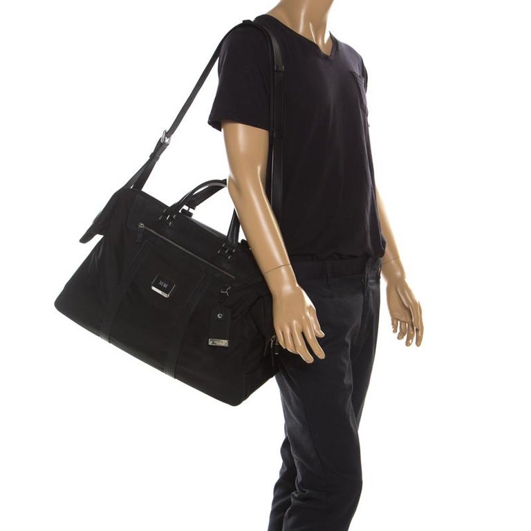 TUMI Black Nylon and Leather Anderson Duffle Bag For Sale at 1stDibs