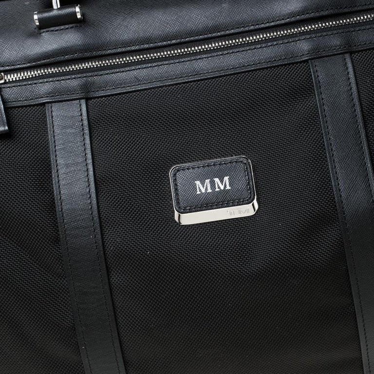 TUMI Black Nylon and Leather Anderson Duffle Bag For Sale at 1stDibs