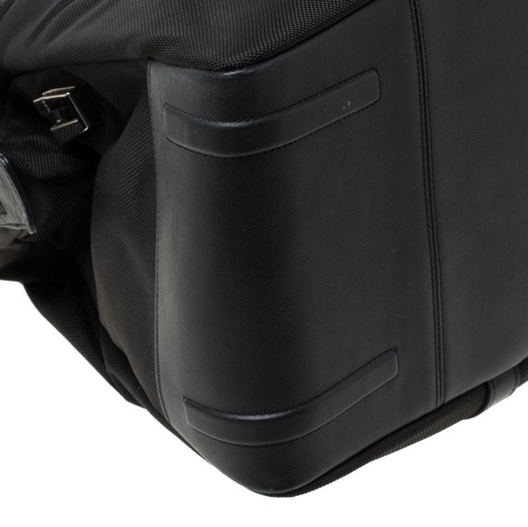 TUMI Black Nylon and Leather Anderson Duffle Bag For Sale at 1stDibs