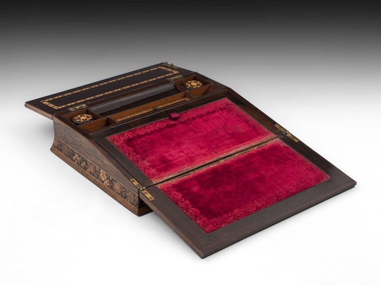 Tunbridge Ware Antique Writing Slope Tonbridge Castle, 19th Century at ...