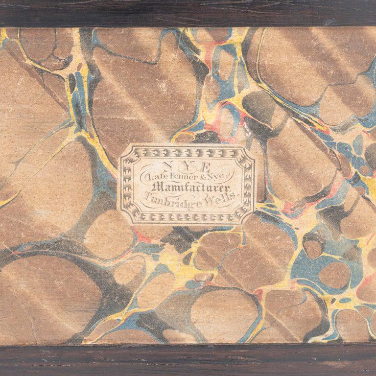 Tunbridge Ware Letter Rack by Edmund Nye c1840 For Sale at 1stDibs