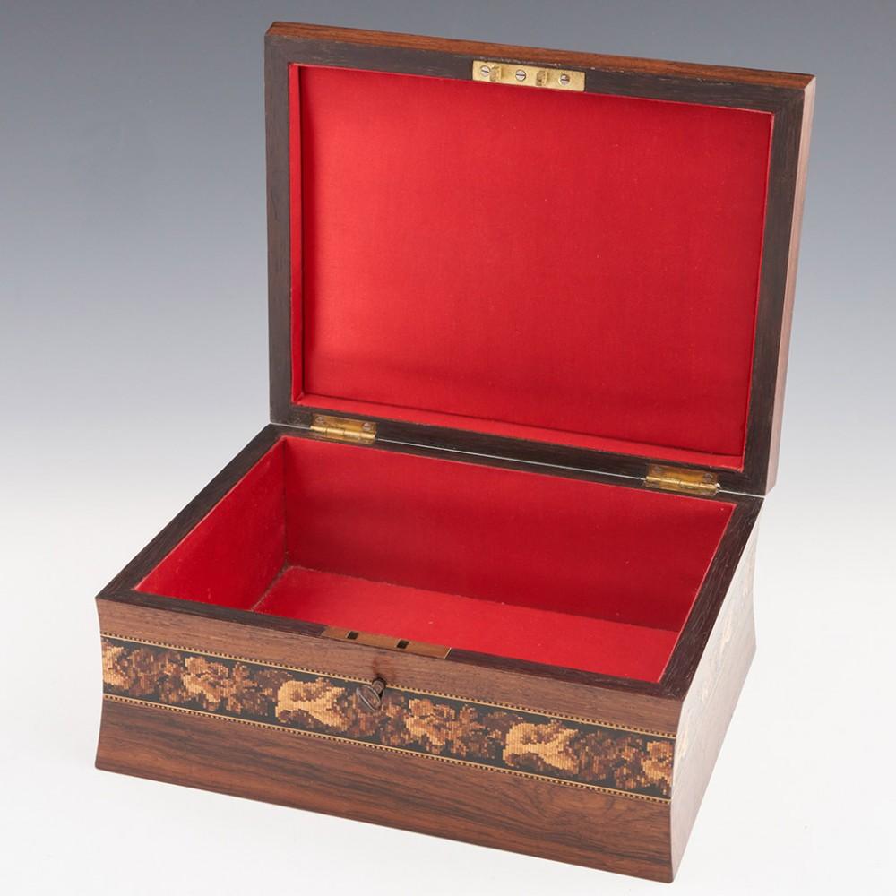 Tunbridge Ware Stationery Box Depicting The Pantiles by Henry Hollamby ...