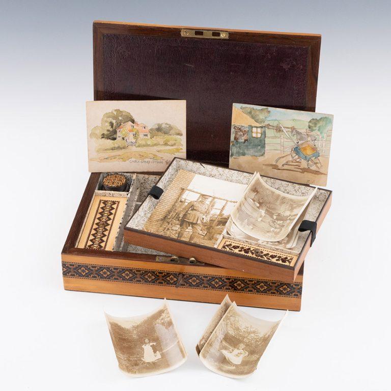Tunbridge Ware Writing Box by Edmund Nye c1860 For Sale at 1stDibs