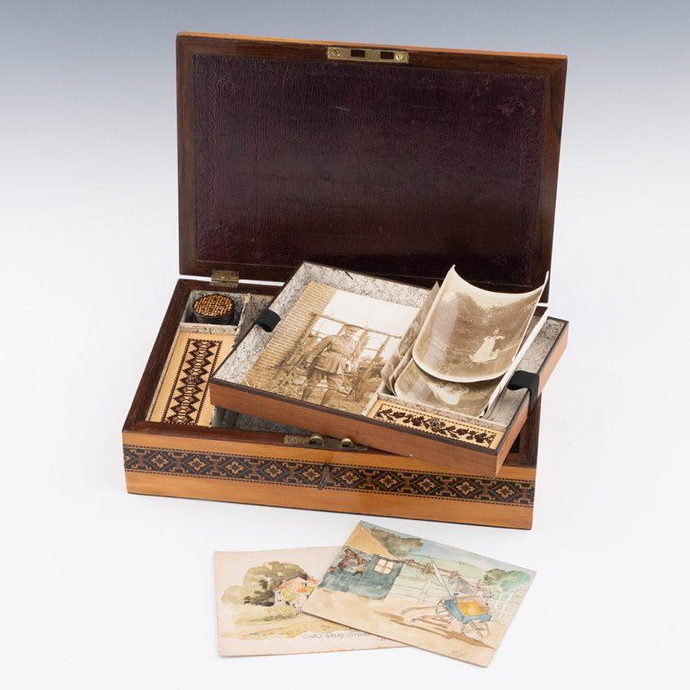 Tunbridge Ware Writing Box by Edmund Nye c1860 For Sale at 1stDibs