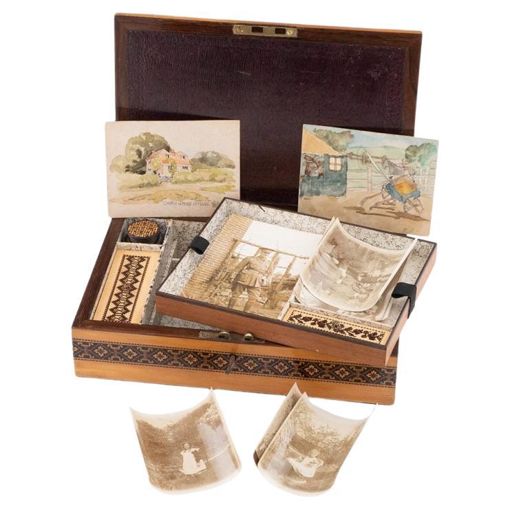 Tunbridge Ware Writing Box by Edmund Nye c1860 For Sale at 1stDibs
