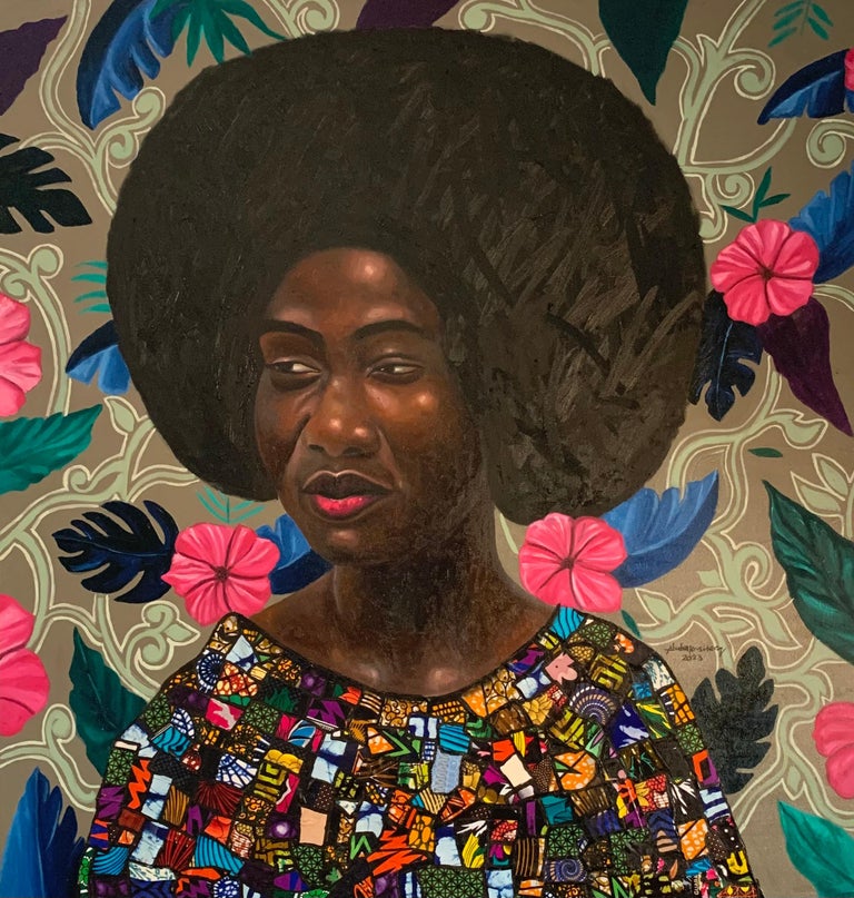 Tunde Bakare - Crown of Glory 2 For Sale at 1stDibs