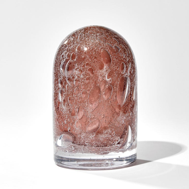 Turbulence in Tea, a Bubble Filled Glass Sculpture / Vessel by Anthony ...