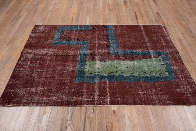 Turkish Art Deco Postmodern Rug For Sale at 1stDibs