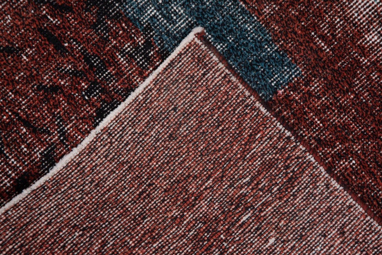 Turkish Art Deco Postmodern Rug For Sale at 1stDibs