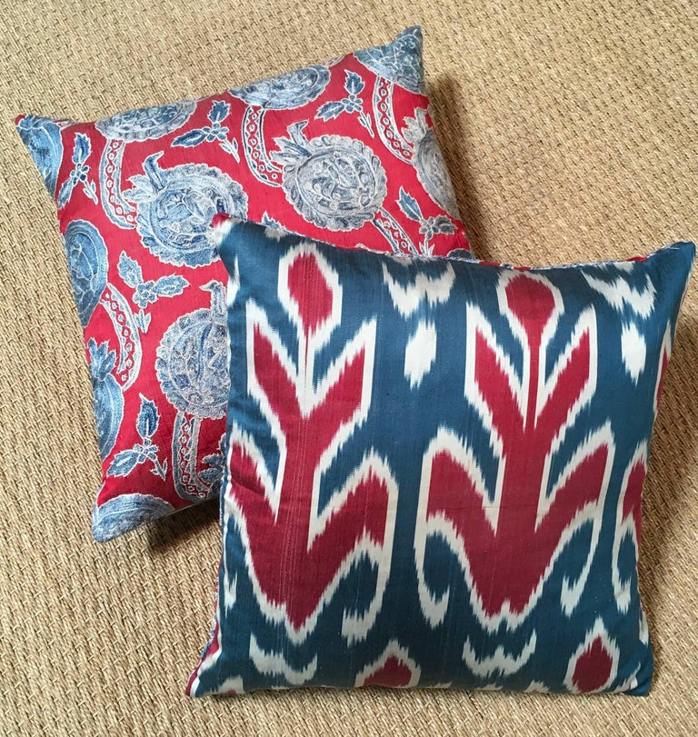 Turkish Hand Embroidered Throw Pillows For Sale at 1stDibs