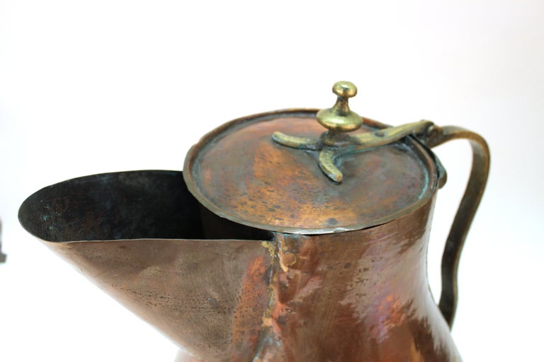 Turkish Monumental Hammered Copper Pitcher at 1stDibs | copper pitchers ...