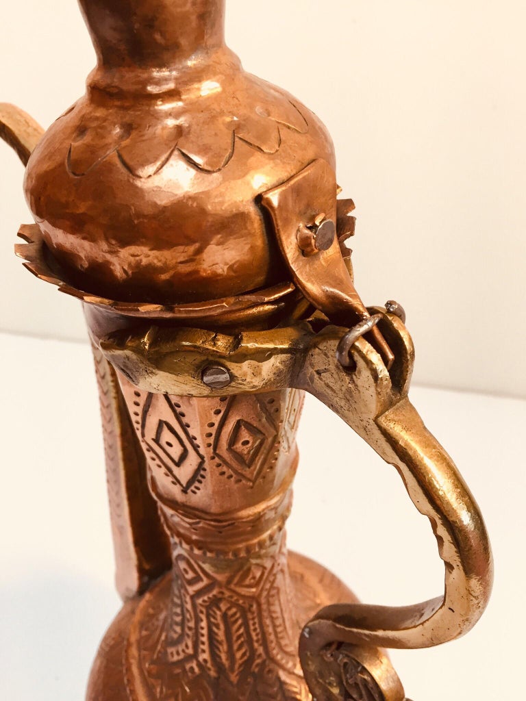 Turkish Ottoman Copper Ewer at 1stDibs | turkish ewer, green copper ...