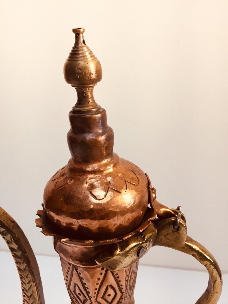 Turkish Ottoman Copper Ewer at 1stDibs | turkish ewer, green copper ...