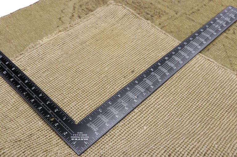 Turkish Oushak Carpet Runner with Modern Design and Muted 'Washed Out ...