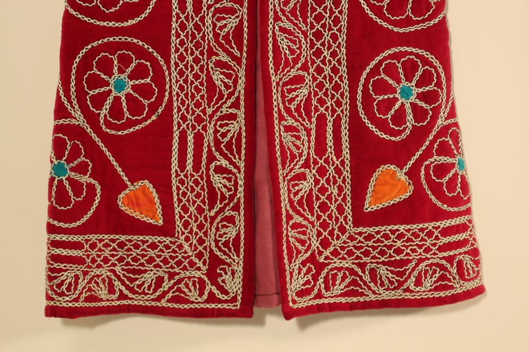 Turkish Red Ceremonial Folk Traditional Vest For Sale at 1stDibs ...