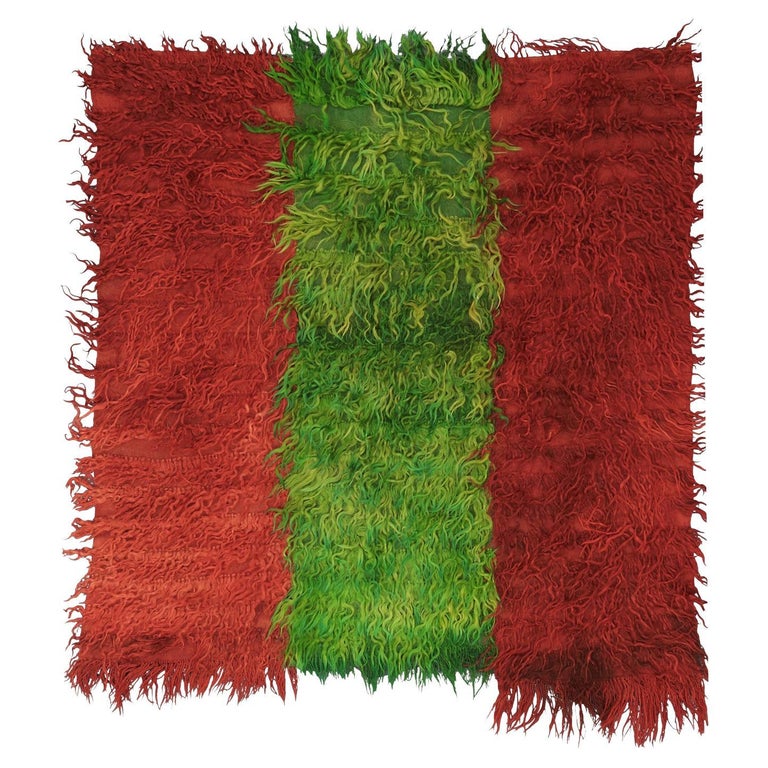 Mid-century Turkish Tulu Rug For Sale at 1stDibs