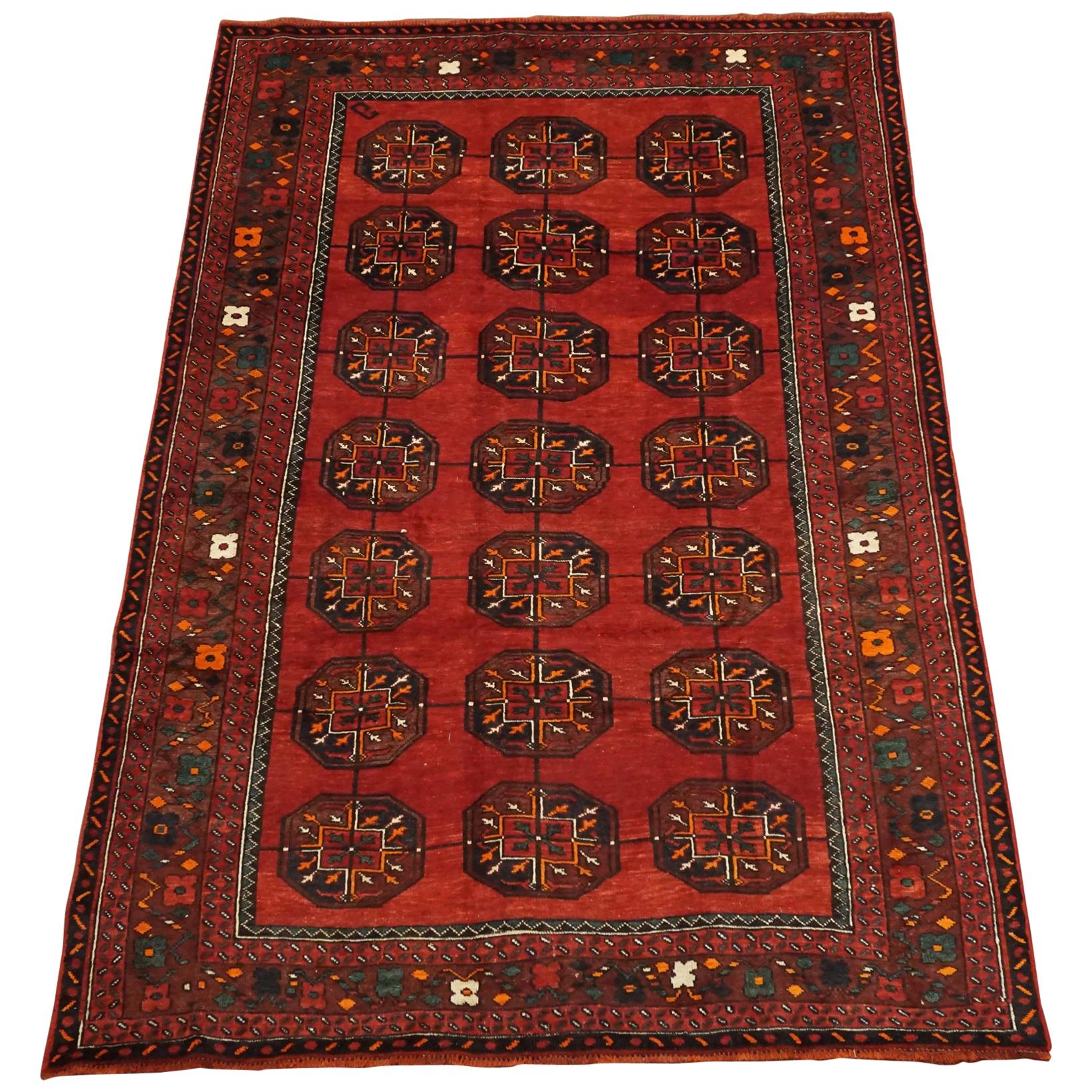 Turkoman Bukhara Rug, circa 1940 For Sale at 1stDibs