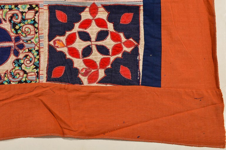 Turkoman Patchwork Textile, Tapestry or Armchair Upholstery For Sale at ...