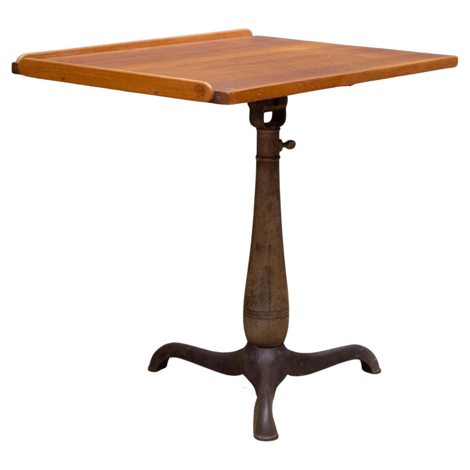 Large Tilt-Top Adjustable Drafting Desk at 1stDibs