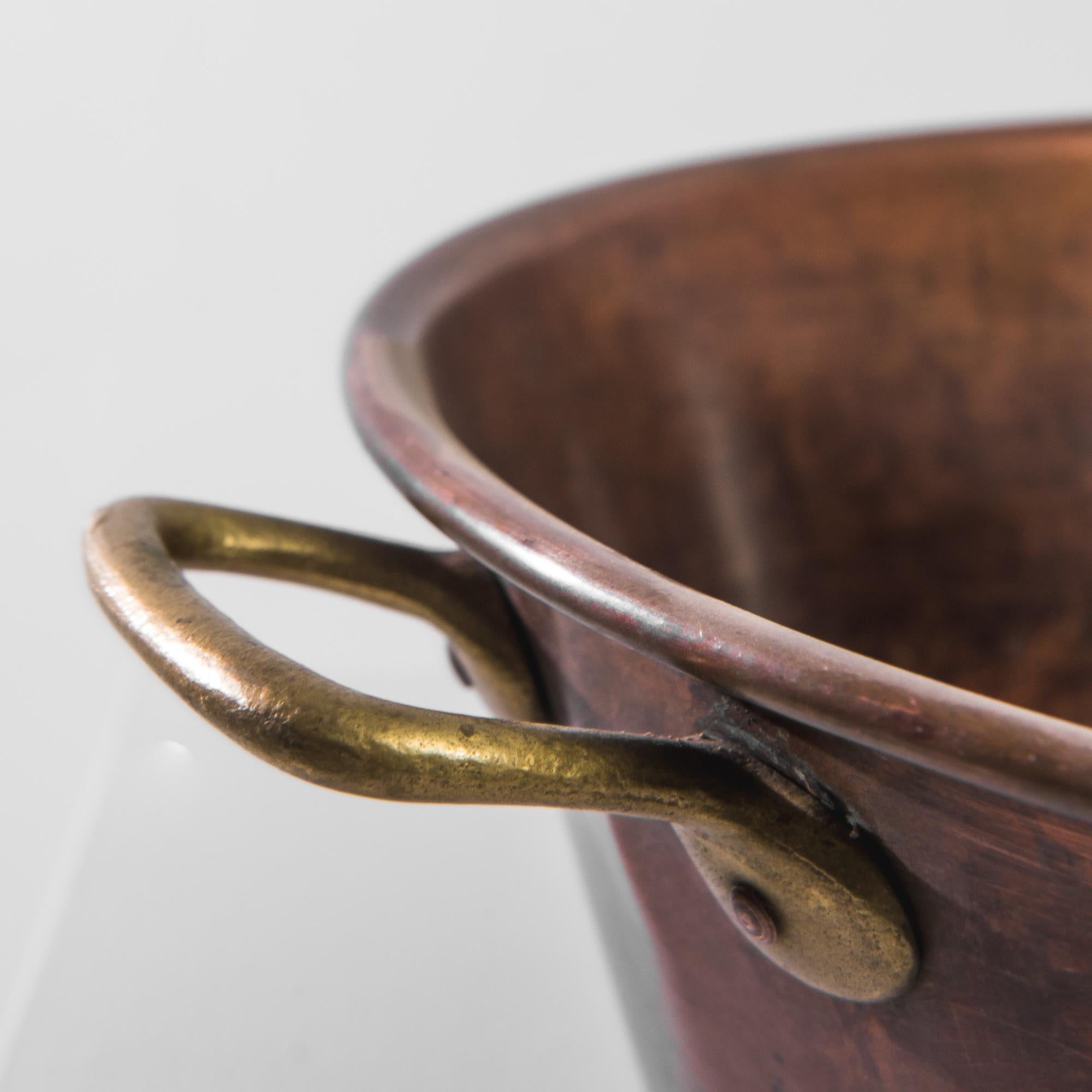 Turn of the Century Belgian Copper Pot at 1stDibs
