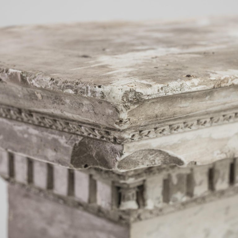 Turn of the Century French Architectural Plaster Plinth For Sale at 1stDibs