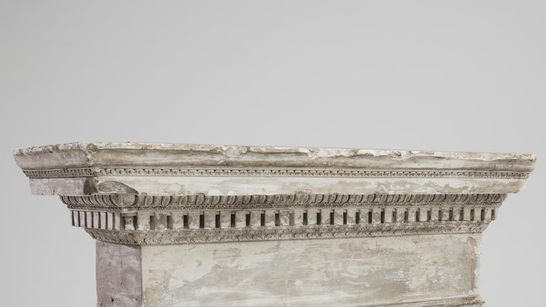 Turn of the Century French Architectural Plaster Plinth For Sale at 1stDibs